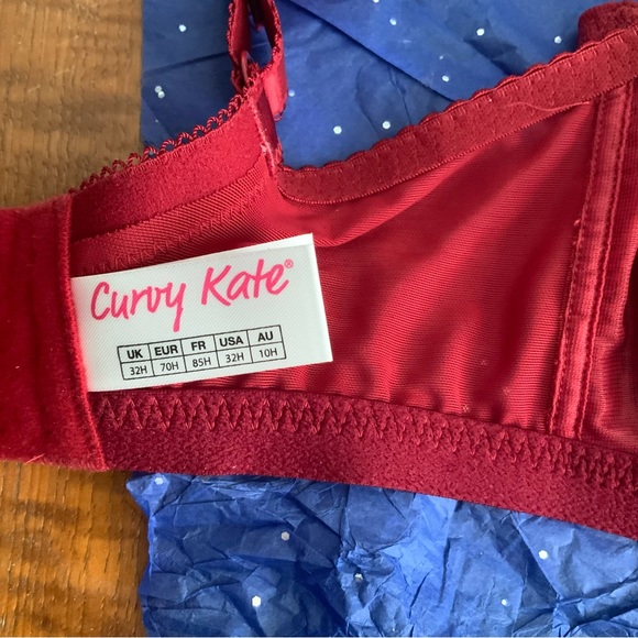 curvy kate | Intimates & Sleepwear | Red 32h Uk Sized Curvy Kate Bra ...